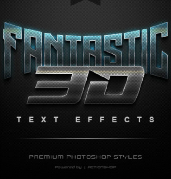 22+ Examples of 3D Text Effects for Designers - PSD, AI