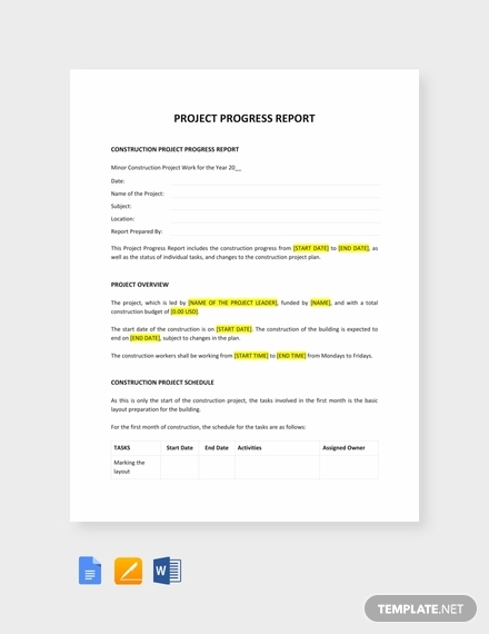 21 Printable Project Status Report Templates Google Docs Apple Pages PDF