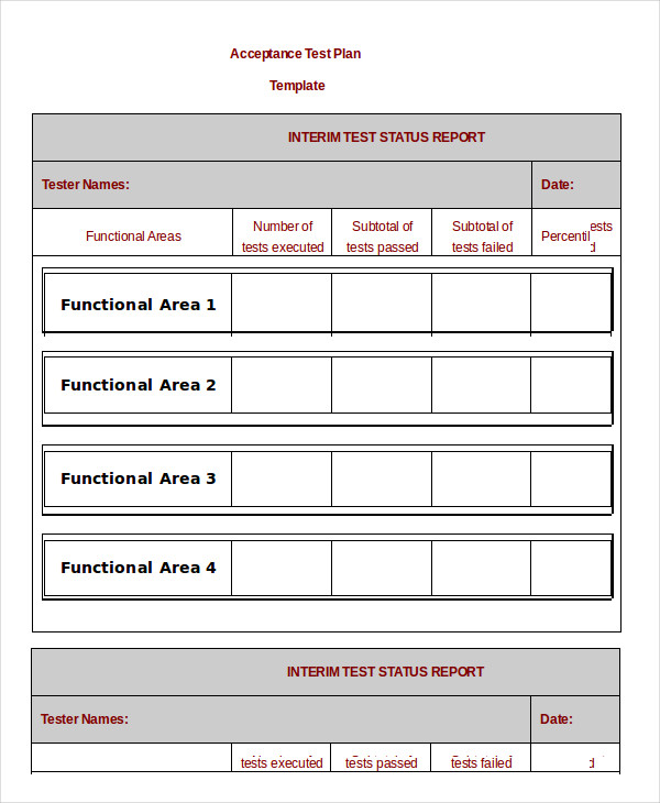 26+ Simple Test Plan Templates - Word, PDF