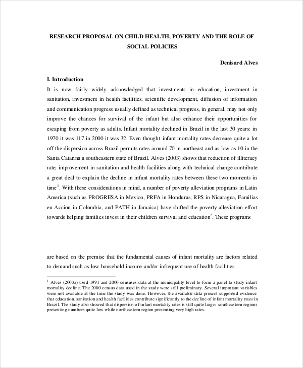 20+ Research Proposal Template Samples - Word, PDF, Pages