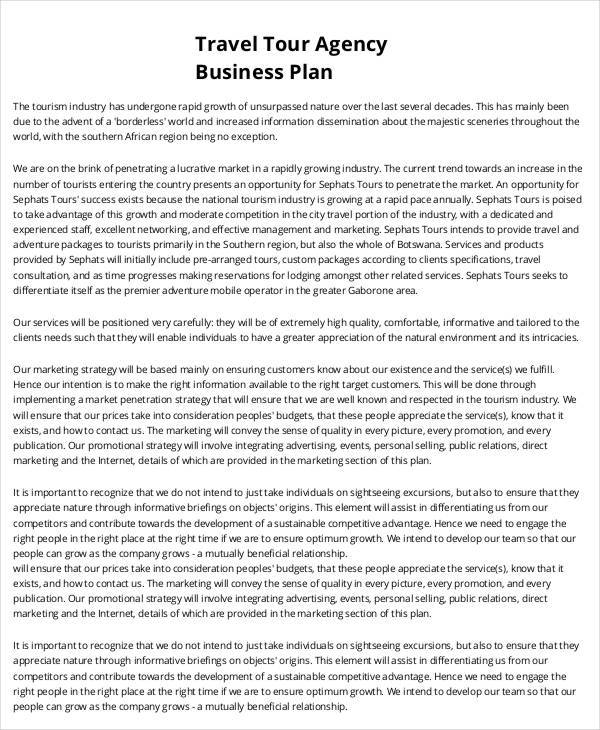  Travel Agency Business Plan Seikyusho jp 2019 02 28