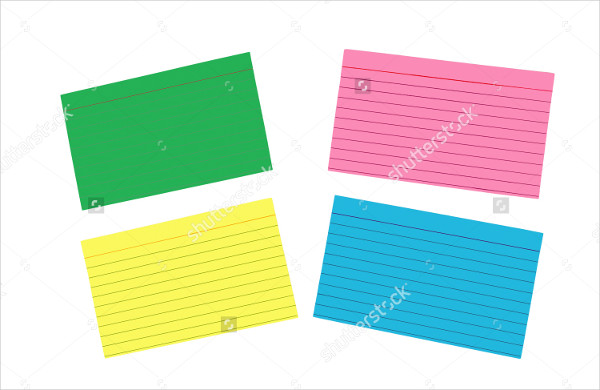 17+ Index Card Templates - Free PSD, Vector AI, EPS Format Download