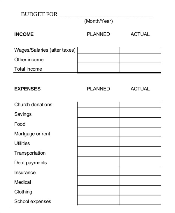 12 Monthly Budget Planner Templates AI PSD Google Docs Apple Pages