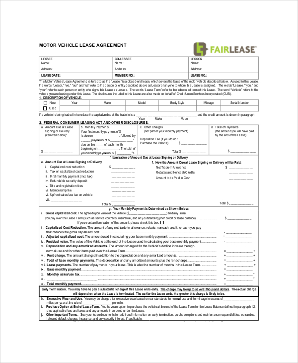 14+ Commercial Lease Agreements - Word, PDF, Pages