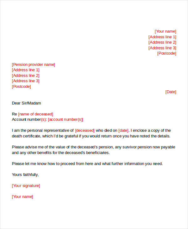 10 Death Notice Templates