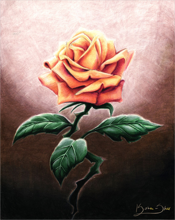 18+ Rose Drawings - Free PSD, Vector AI, EPS Format Download