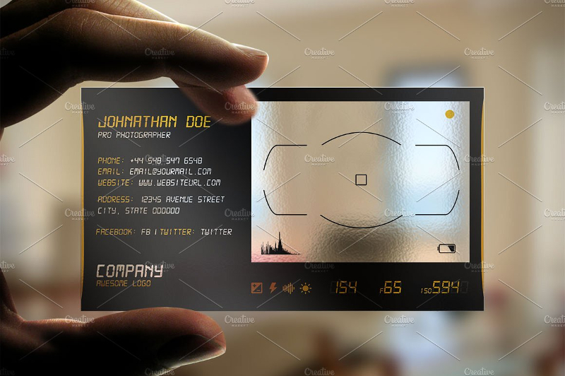 26+ Transparent Business Card Templates - Illustrator, Ms Word, Apple Pages