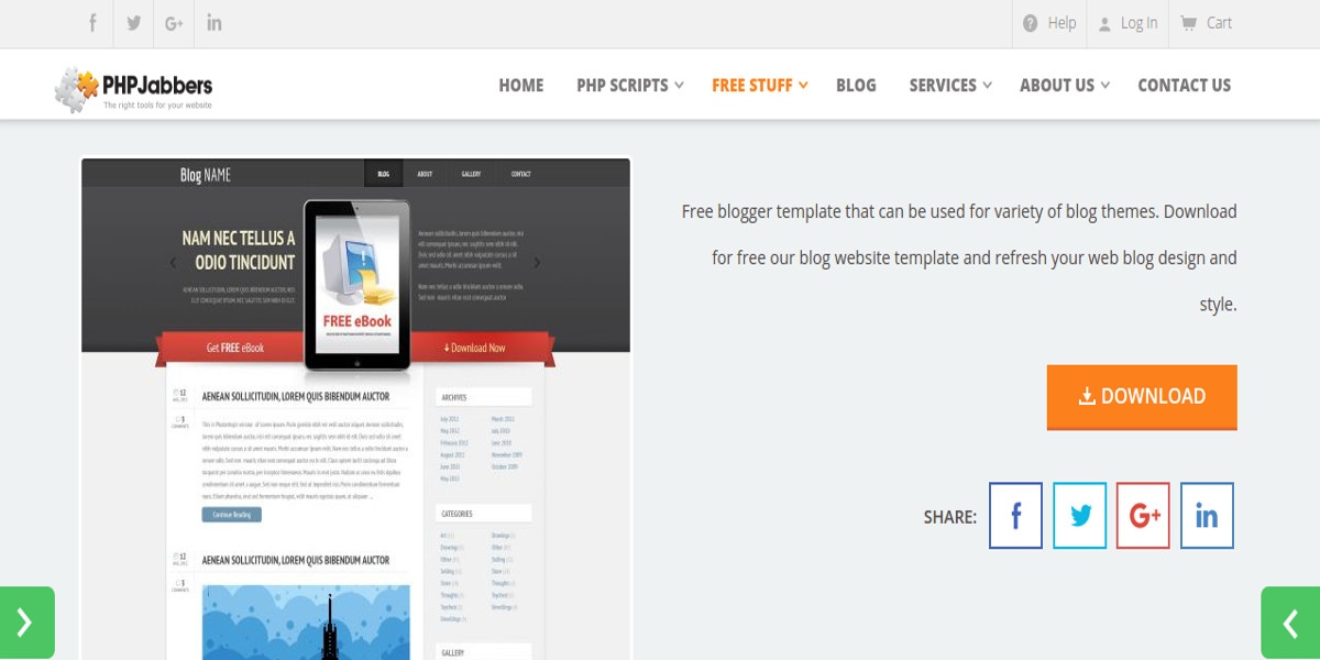 15+ Free Blogger Themes & Templates | Free & Premium Templates
