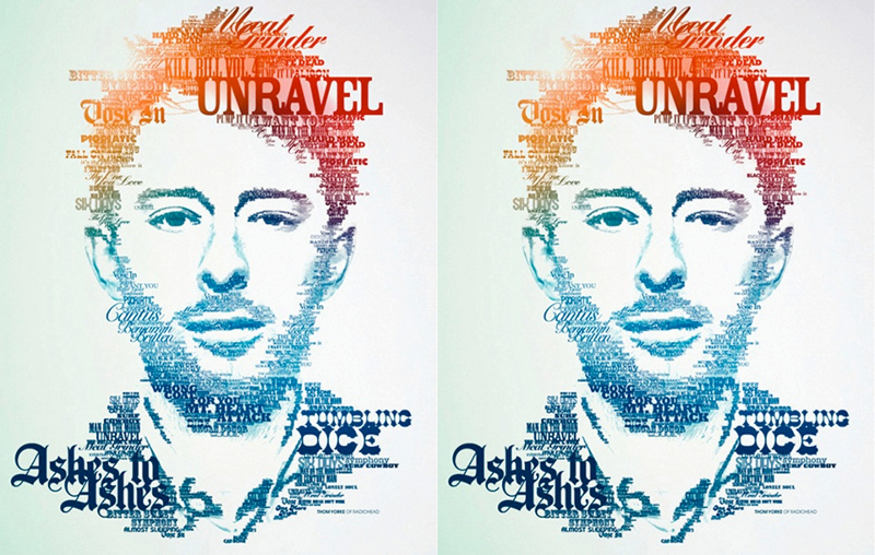 23+ Examples of Typography Portraits