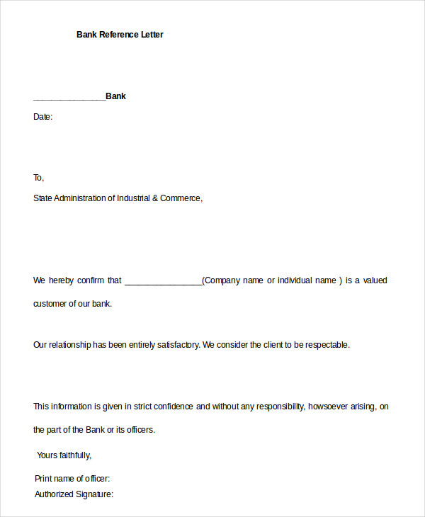 Professional Reference Letter - 16+ Sample, Example, Format