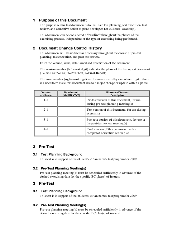 Business Continuity Plan 9 Free PDF Word Download Document