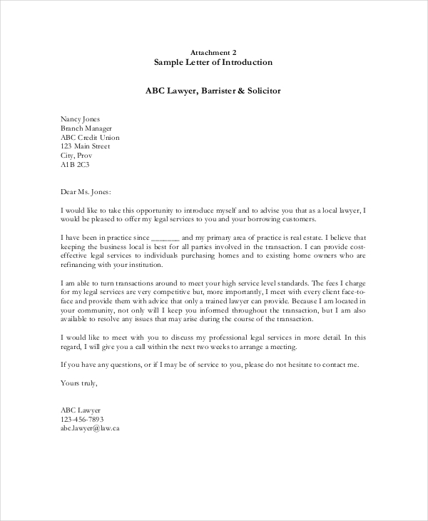 Sample Of Introduction Letter For Your Needs Letter Template Collection
