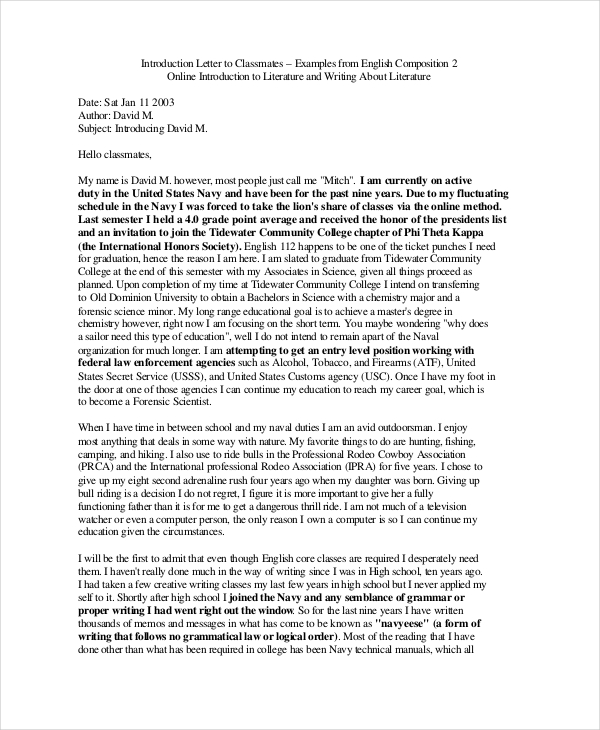 18+ Letter of Introduction Examples - PDF, DOC