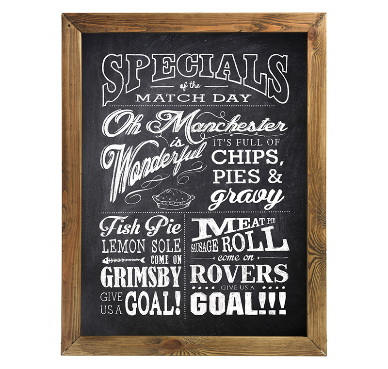 Editable Chalkboard Poster Template