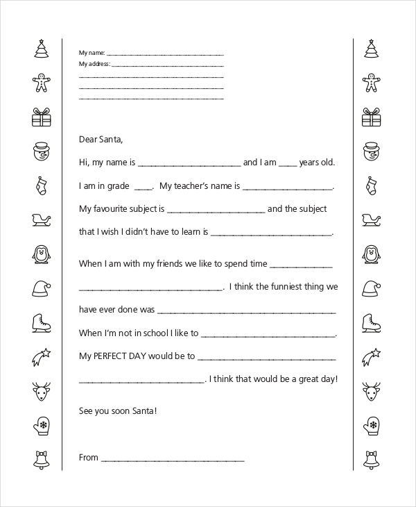 Friendly Letter Template 7 Free PDF Word Documents Download