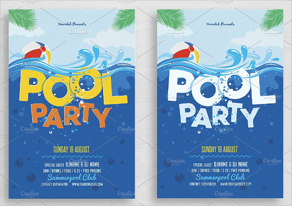 Free Printable Pool Party Invitation Templates Download Hundreds Free 