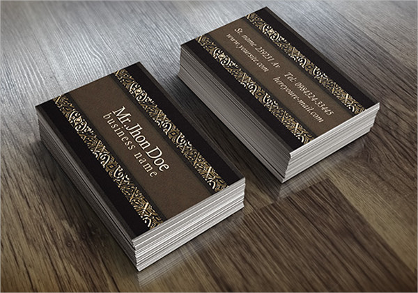 29+ Examples of Luxury Business Card Templates - PSD, Word, Pages