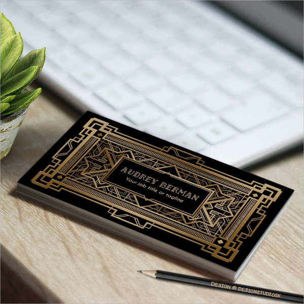 29+ Examples of Luxury Business Card Templates - PSD, Word, Pages