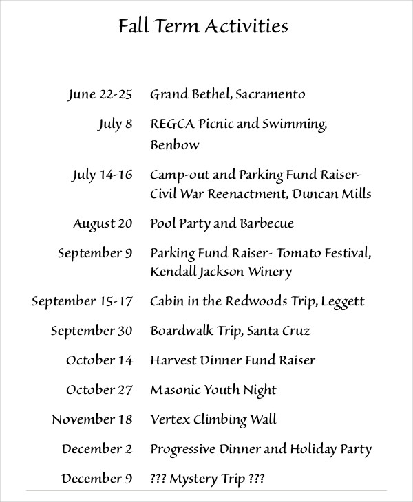 Free 46+ Event Program Templates, PSD, AI