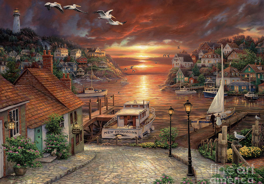21+ Beautiful Sunset Paintings