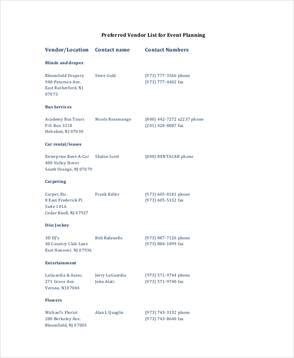 Event Planning Template - 19+ Free Word, PDF Documents Download