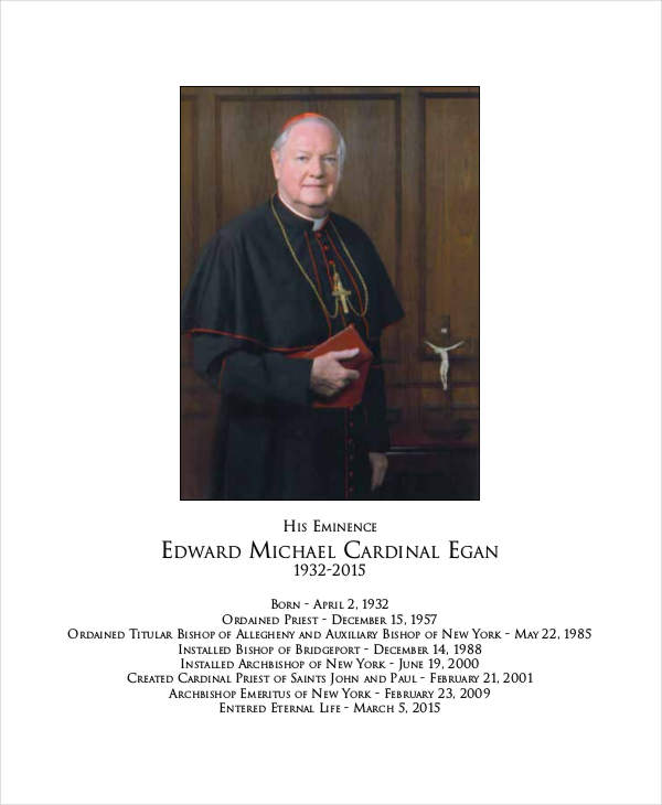 Funeral Program Template - 23+ Free Word, Pdf, Psd Format Download