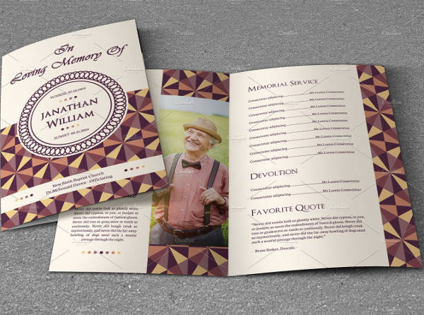 Funeral Program Template - 23+ Free Word, PDF, PSD Format Download ...