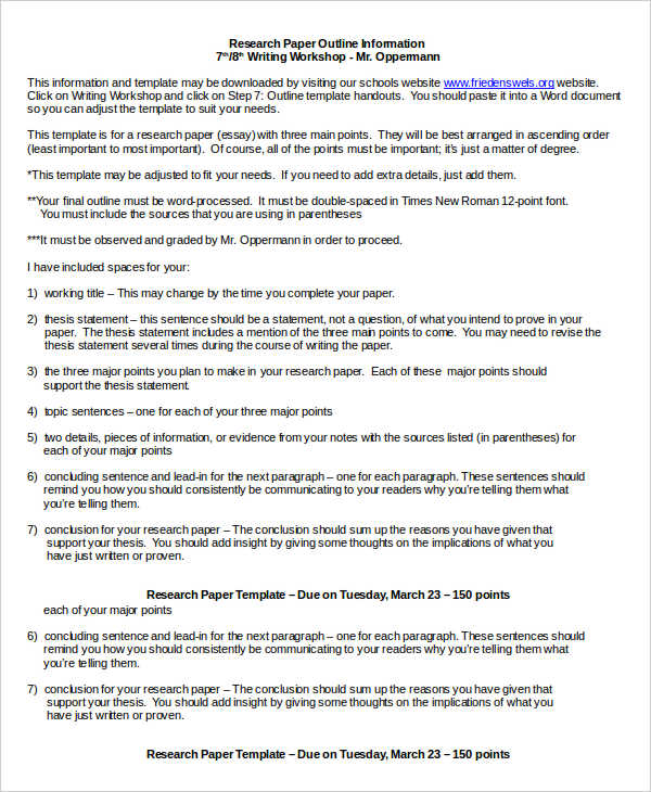 Free 36+ Research Paper Templates, Word, PDF Documents Download