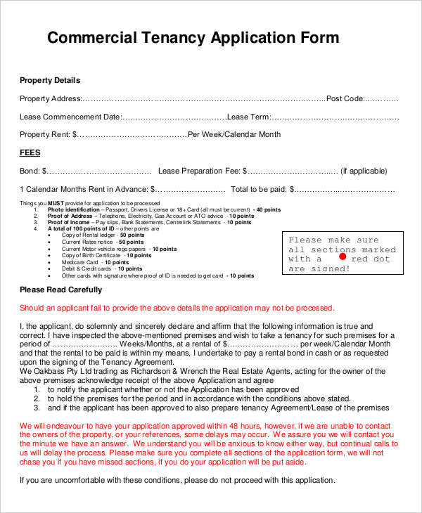 Tenant Application Form - 9+ Free Word, PDF Documents Download