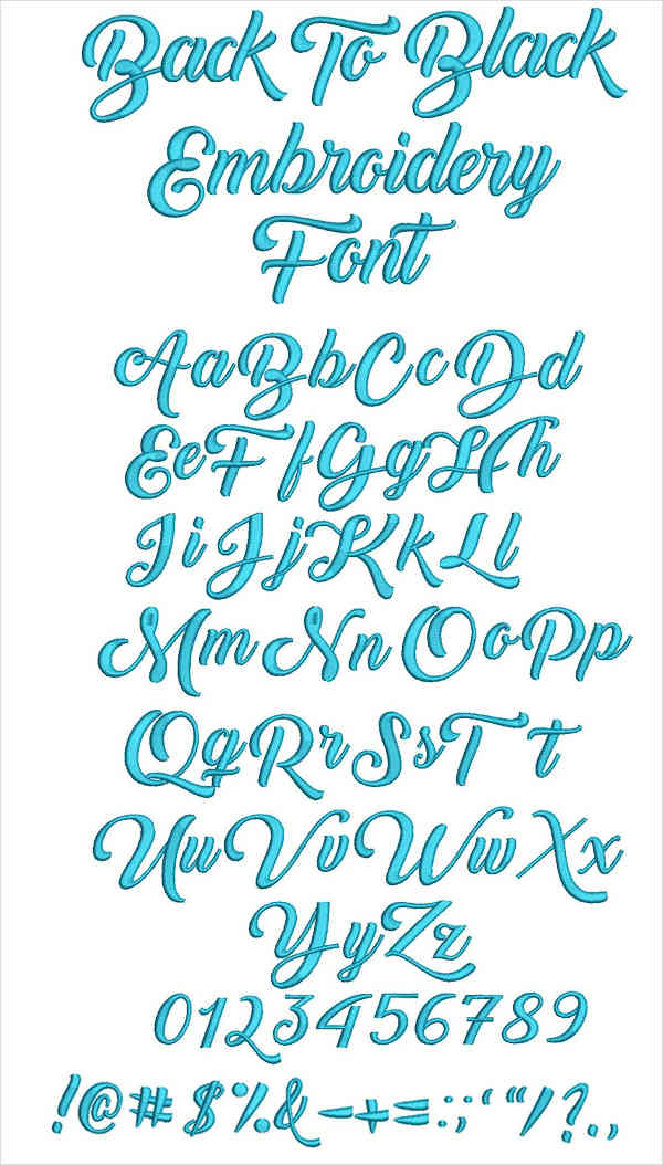 13+ Embroidery Fonts - Free PSD, AI, Vector, EPS Format Download