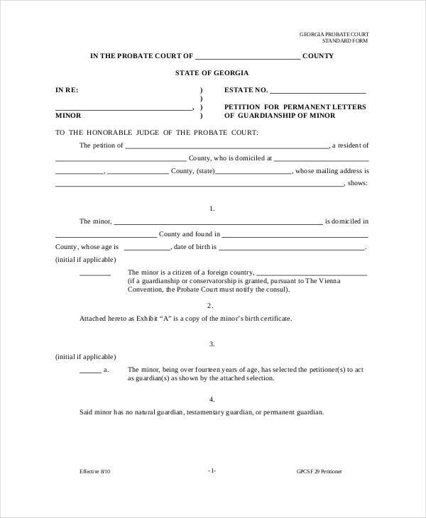 Court Paper Template Database