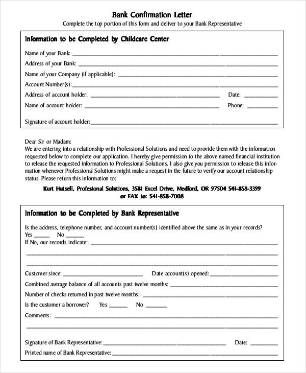 17+ Sample Confirmation Letters - PDF, DOC