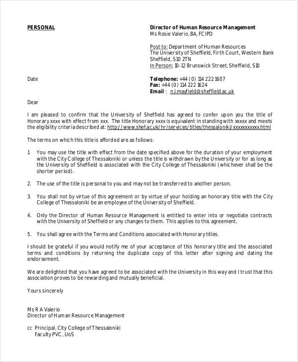 17+ Sample Confirmation Letters - PDF, DOC