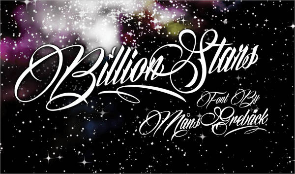 10+ Cursive Tattoo Fonts