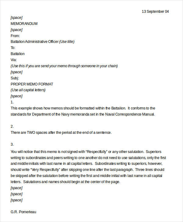 Memorandum Format - 21+ Free Word, PDF Documents Download