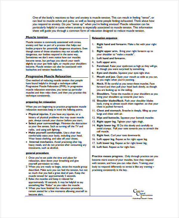 Muscle Chart - 7+ Free PDF Documents Download