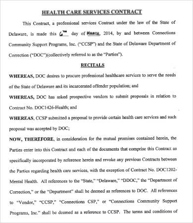 Service Contract Templates - 27+ Word, PDF, Google Docs, Apple Pages ...