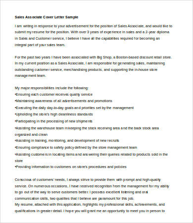 Sales Cover Letter - 9+ Free Word, PDF Documents Download