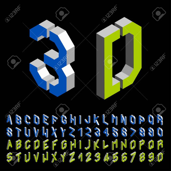 5+ 3D Graffiti Alphabets - PSD, Vector EPS Format Download