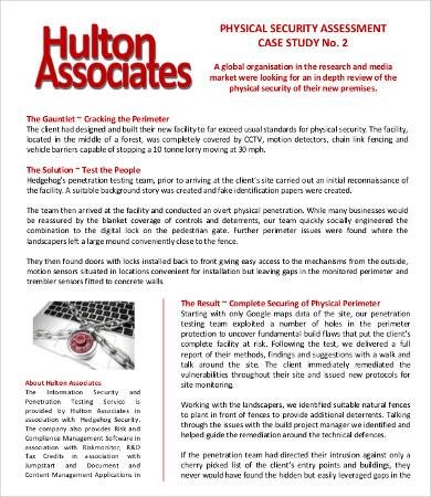 Security Assessment Template - 9+ Free Word, PDF Documents Download