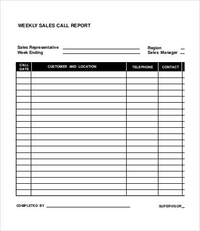 Weekly Sales Report - 5+ Free Excel, PDF, Word Documents Download