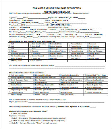 20+ Vehicle Checklist Templates in Word