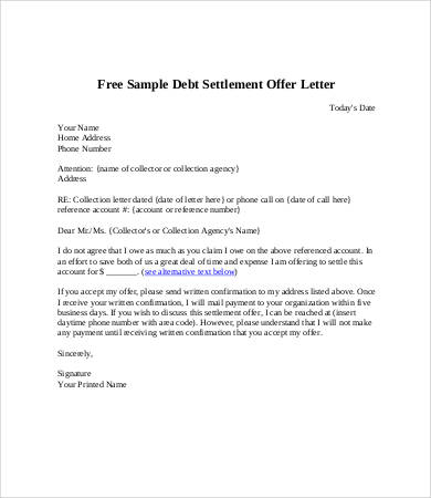 Debt Letter Template - 7+ Free Word, PDF Format Download