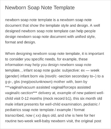 SOAP Note Template - 10+ Free Word, PDF Documents Download