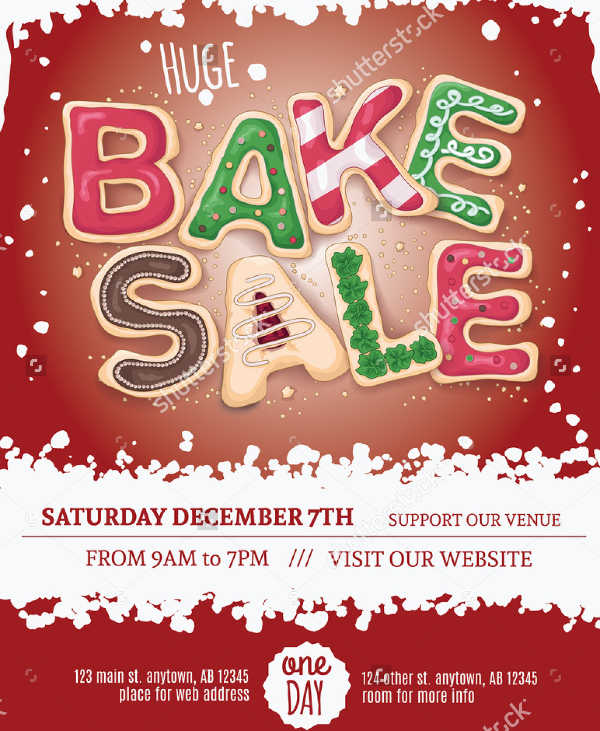 14 Sample Bake Sale Flyer Templates Psd Ai Word - Free Word Template