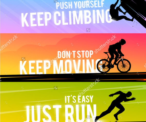 Motivational Fitness Posters - 24+ Free Templates