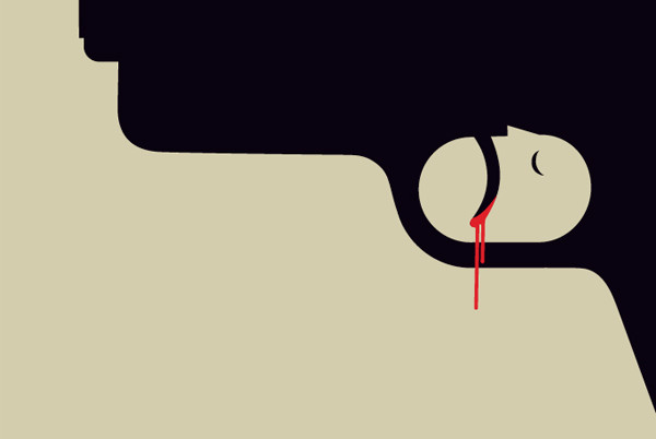 18+ Beautiful Negative Space Illustrations