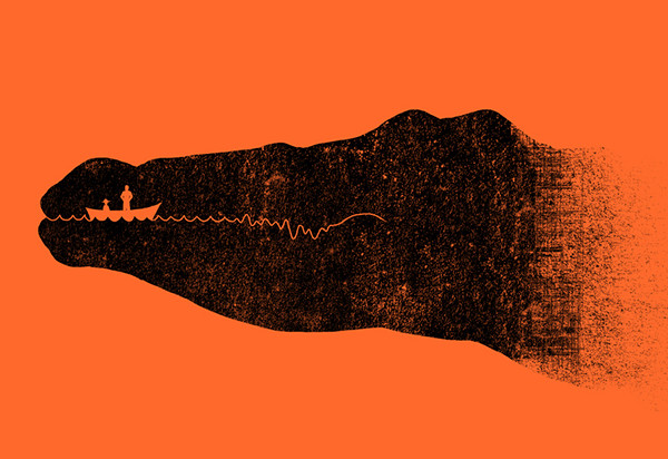 18+ Beautiful Negative Space Illustrations
