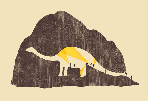 18+ Beautiful Negative Space Illustrations