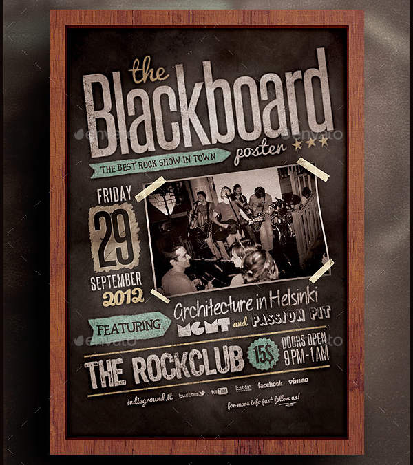 Band Poster Templates 9 Free Templates In PSD Vector AI EPS